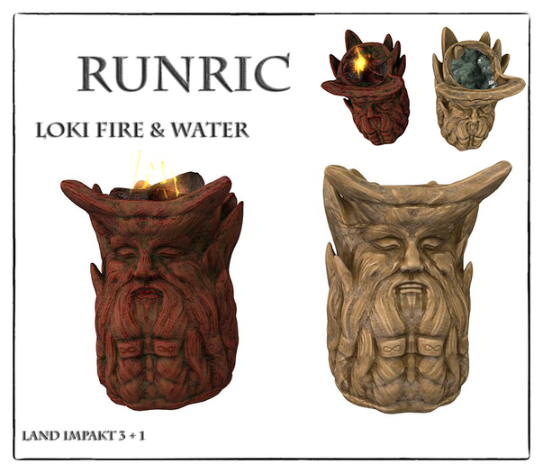 Second Life Marketplace - Runric - Loki Fire & Water Box