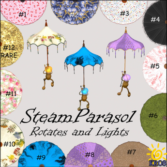 Second Life Marketplace - SteamParasol #12 Box RARE