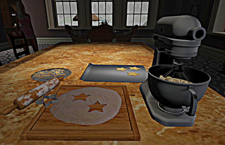 Second Life Marketplace - SN - Christmas Cookies Baking Day Clutter