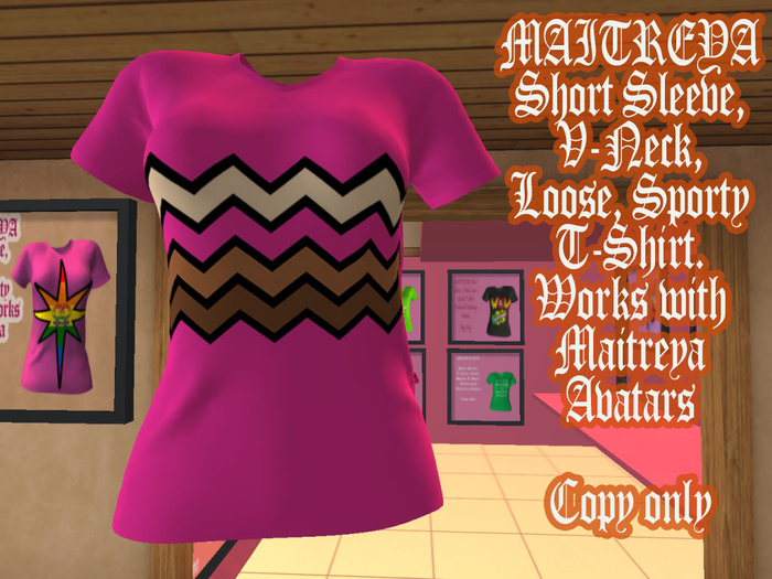 Second Life Marketplace Fitmesh Model Maitreya Zigzag