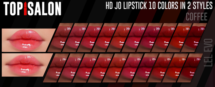 Second Life Marketplace - TOP1SALON - HD JO LIPSTICK (Lelutka Evolution ...