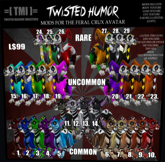 Second Life Marketplace - =[TMI]= Crux Mods No. 9