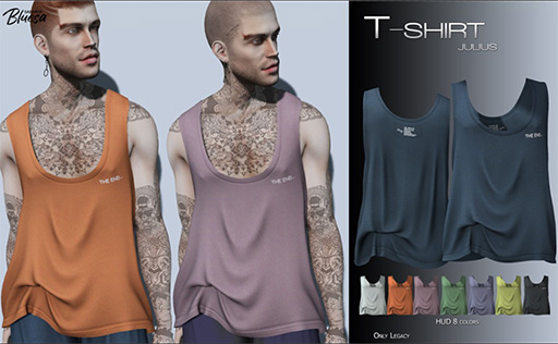 Second Life Marketplace - T-shirt 8 colors LEGACY/