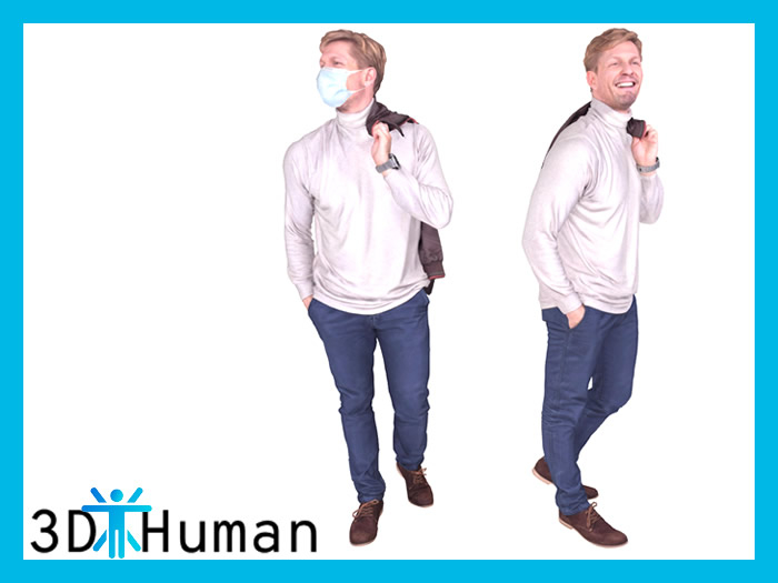 Second Life Marketplace - 3D Human - Social Distancing Man 2 Character