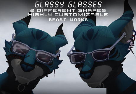 Second Life Marketplace - [Beast Works] Glassy Glasses