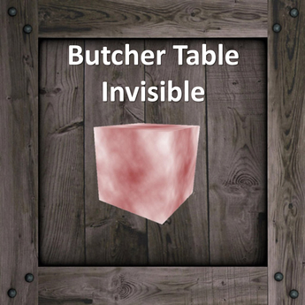 Second Life Marketplace - DFS Butcher Table - Invis (Texture)