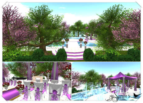 Second Life Marketplace - Sarah`s "Romantic Wedding Location Maria Purple"