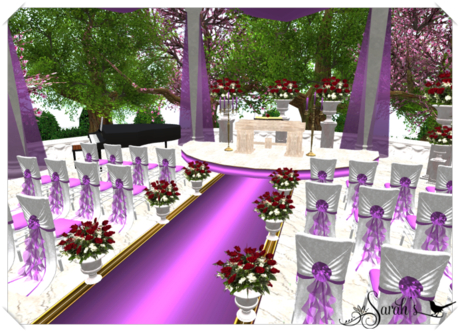 Second Life Marketplace - Sarah`s "Romantic Wedding Location Maria Purple"