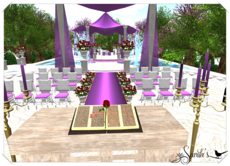 Second Life Marketplace - Sarah`s "Romantic Wedding Location Maria Purple"