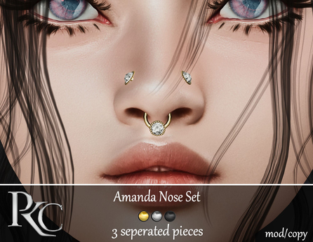 Second Life Marketplace - *PKC* Amanda Nose Set
