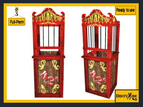 Second Life Marketplace - ::DisturbeD:: Horror Circus Ticket Booth ...