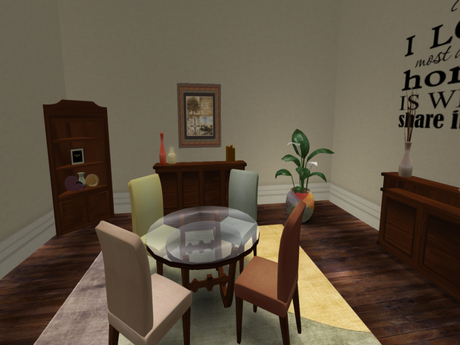 Second Life Marketplace - The Cascade Dining Room ~ Complete Dining ...