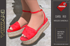 Second Life Marketplace - FANTASTICS SANDALS MESH MOD. CAROL RED ...