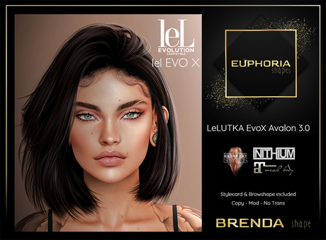 Second Life Marketplace - EUPHORIA Shapes - BRENDA Shape (Lel EvoX ...