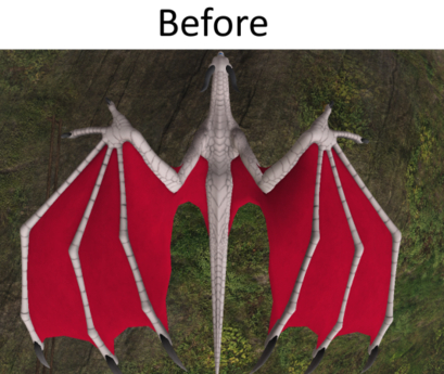 Second Life Marketplace - less wing-wings for I-monster European dragon