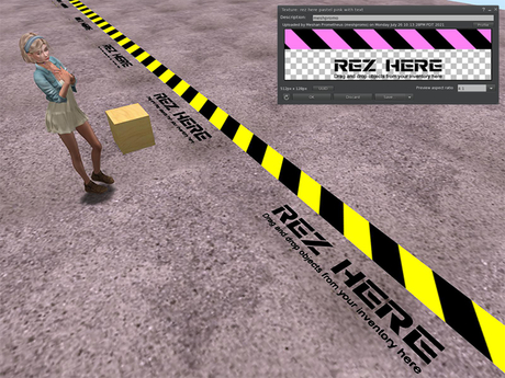 Second Life Marketplace - Rez Here - Rez Zone Area Transparent Alpha ...