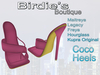 Second Life Marketplace - Birdie's Boutique - Coco Heels - Raspberry