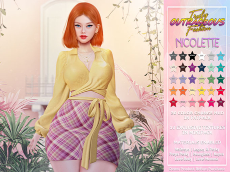 Second Life Marketplace - {TOF} NICOLETTE - ROSE (ADD)