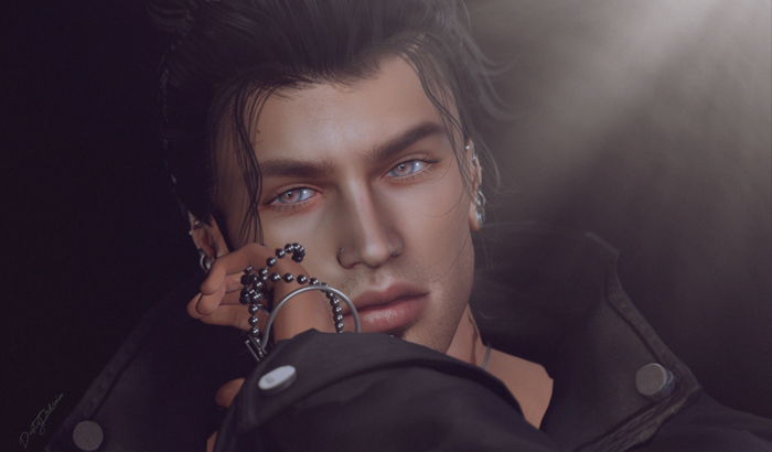 Second Life Marketplace - {Caress} Standing Male Face Touch & Mirror Pose