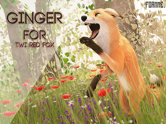 Second Life Marketplace - FORMME. TWI Red Fox - Ginger
