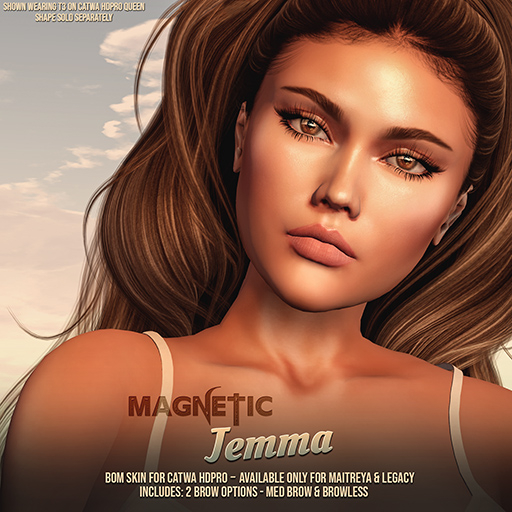 Second Life Marketplace - Magnetic - Jemma Skin T2 (ADD ME)