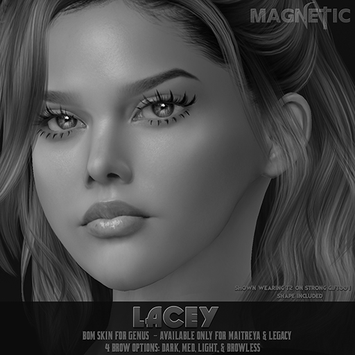 Second Life Marketplace - Magnetic - Lacey Skin & Shape DEMO (ADD ME)