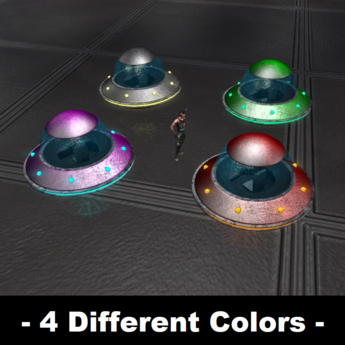 Second Life Marketplace - [D.G.C.]: - Hovertech UFO [HUD & Land Rezzer ...