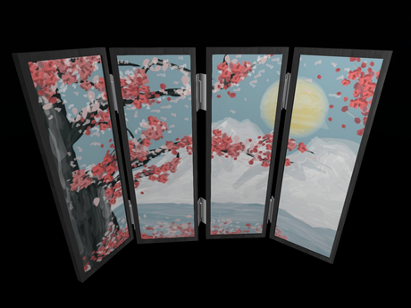 Second Life Marketplace - Full Perm Props "Shoji Screen"