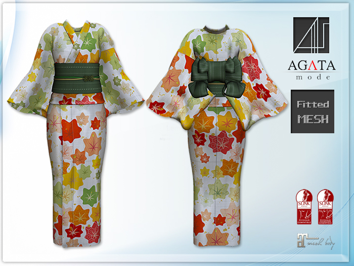 Second Life Marketplace - *AGATA* Yuri Yukata / print-B