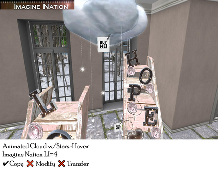 Second Life Marketplace - Cloud w/Stars