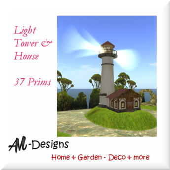 Second Life Marketplace - Light tower House - 37 Prims