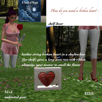 Second Life Marketplace - How do you mend a broken heart ? Long stem ...