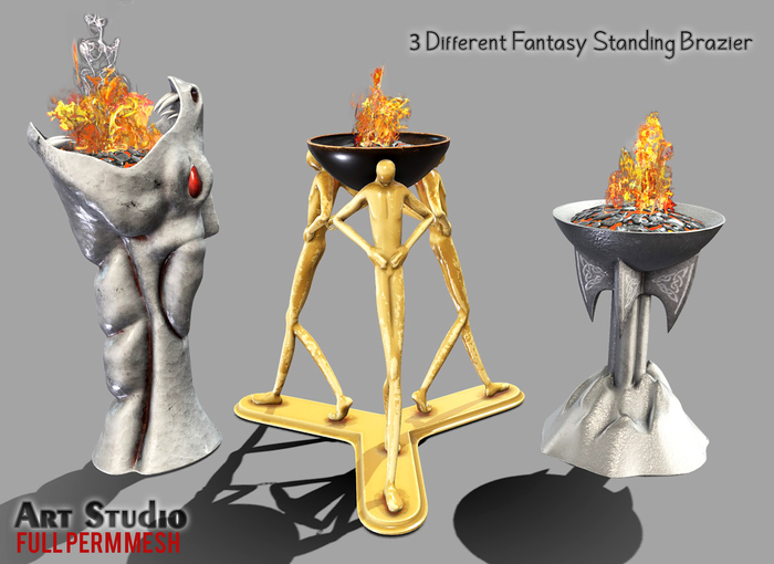Second Life Marketplace - Art Studio.FULL PERM \\ 3 Different Fantasy ...