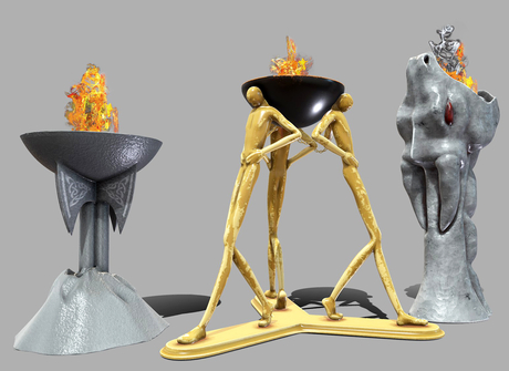 Second Life Marketplace - Art Studio.FULL PERM \\ 3 Different Fantasy ...