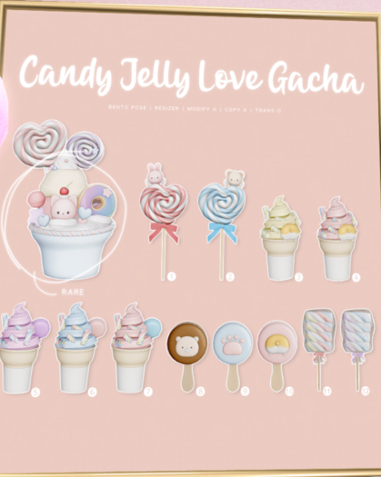 Second Life Marketplace - KREAMY. candy jelly love gacha : 2
