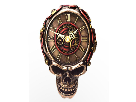 Second Life Marketplace - Steampunk Skull Clock Alpha Texture