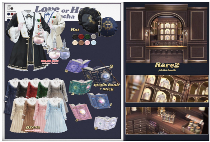 Second Life Marketplace - :uzu x 700: Love or Hate gacha - hat 3 (red)