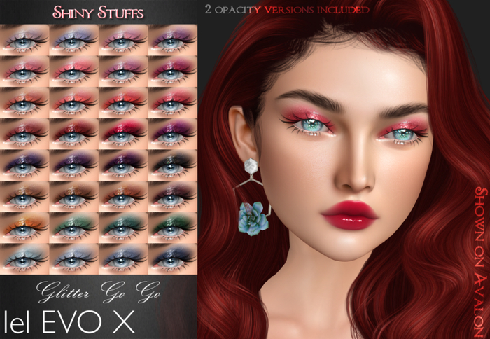 Second Life Marketplace - ~Shiny Stuffs~ Lelutka EvoX Glitter Go Go