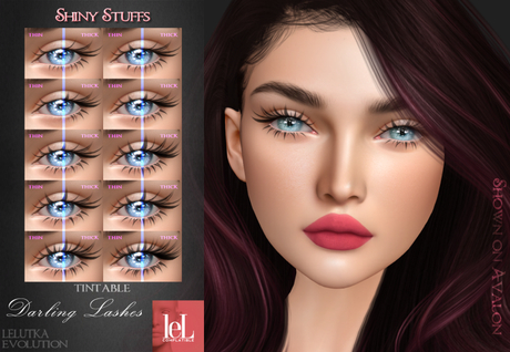 Second Life Marketplace - ~Shiny Stuffs~ Lelutka Evo Darling Lashes ...