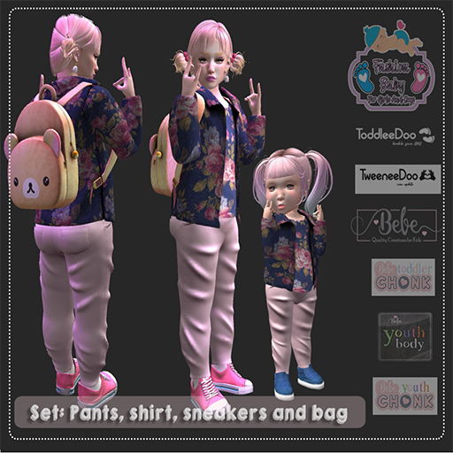 Second Life Marketplace - ::FB::Outfit Maya (BB/TD/Youth/TweeneeDoo)