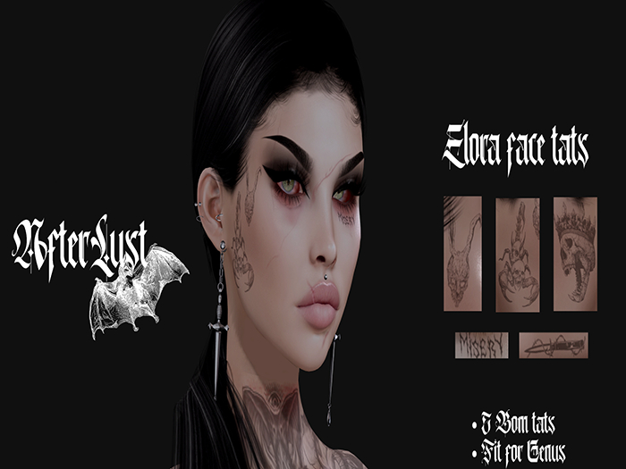 Second Life Marketplace - RELIGION - Elora face tats