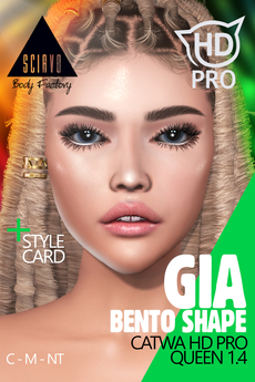 Second Life Marketplace - SCIAVO - Gia Shape for CATWA HDPRO Queen v1.4