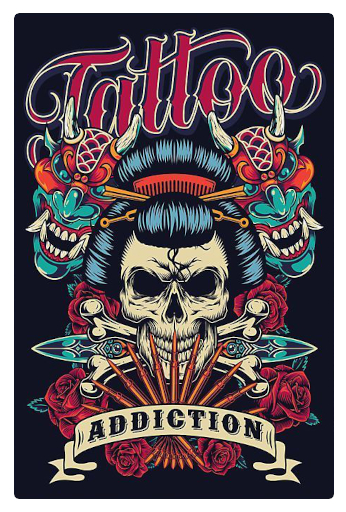 Second Life Marketplace - Wall Decor - Tattoo Addiction
