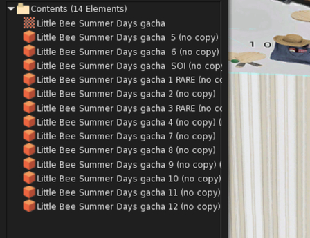 Second Life Marketplace - Little Bee Summer Days FULL SET COMPLETE