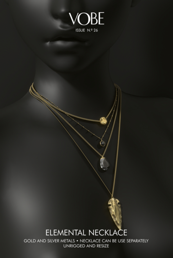 Second Life Marketplace - VOBE - Elemental Necklace Fatpack
