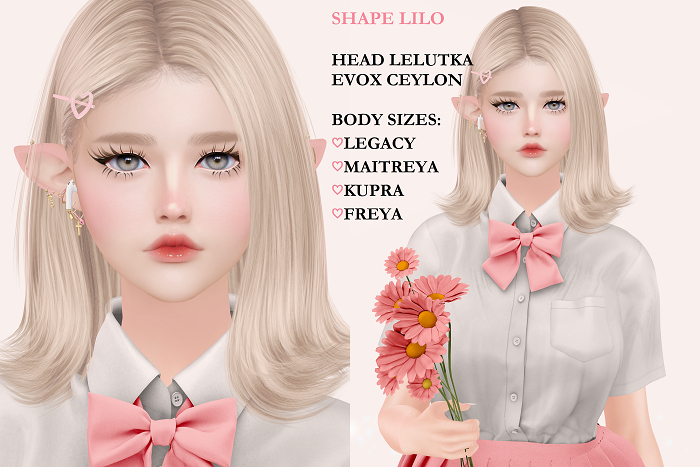 Second Life Marketplace - [CHANCI] Shape Lilo Head LEL EVOX Ceylon