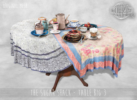 Second Life Marketplace - -DRD- The Sugar Shack - Table Big 3
