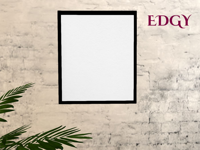 Second Life Marketplace - Edgy Photo Frame Black Gift