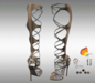 Second Life Marketplace - Strappy Heels long to the Calf,Chain & Rivets ...