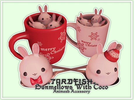 Second Life Marketplace - .Tardfish. Bunmellow with Coco (Bow.Ver.)